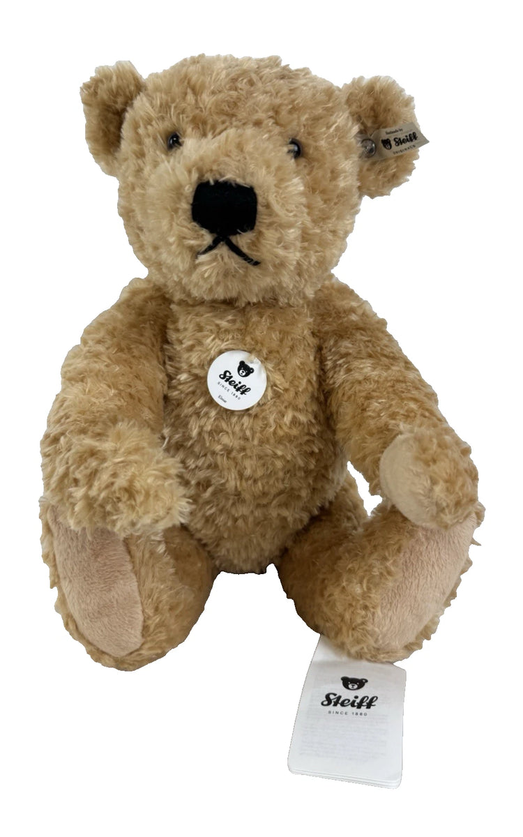 Steiff 022463 Elmar Golden Brown Jointed Soft Plush Teddy Bear 15.75 ...