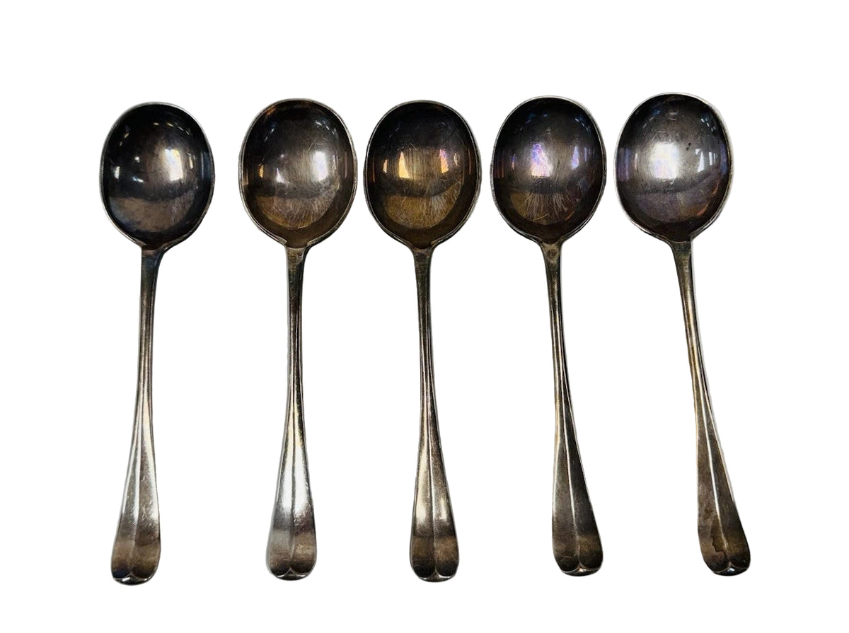 George Shadford Lee & Henry Wigfull Sheffield Silver Plated Set of 5 S ...